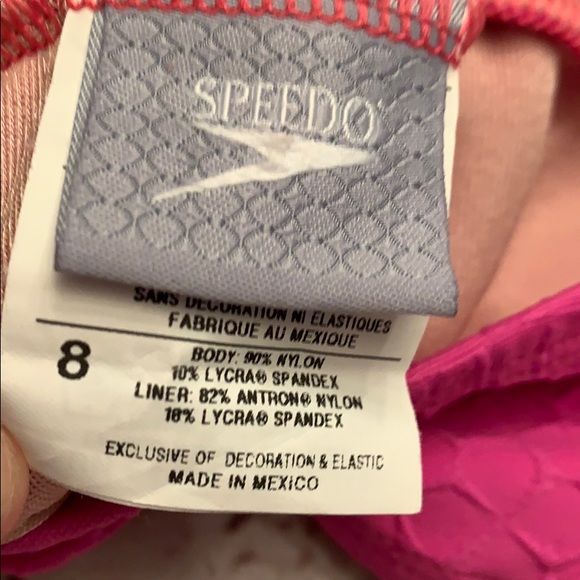 Speedo | Swim | Speedo Pink One Piece Swimsuit Bathing Suit 8 | Poshmark